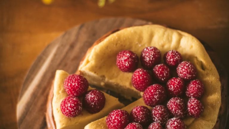 Gordon Ramsay’s Baked Raspberry And Lemon Cheesecake