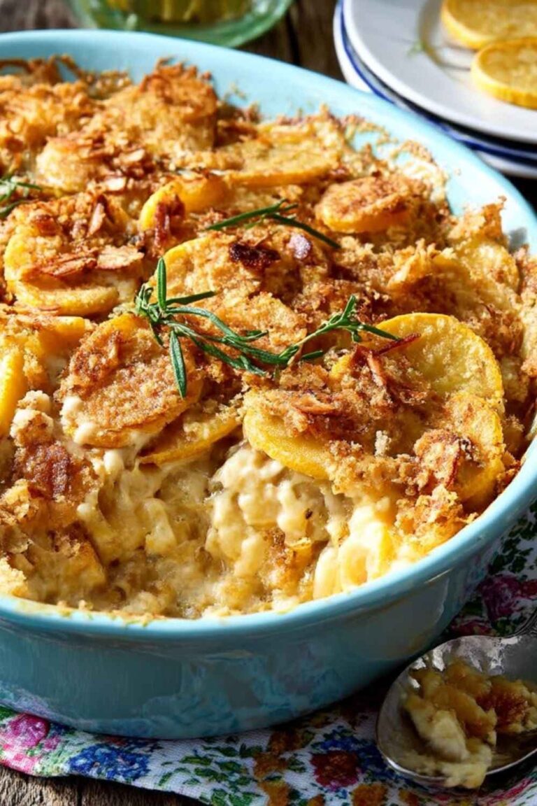 Easy Cracker Barrel Squash Casserole Recipe